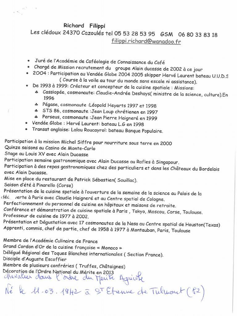 CV Richard Filipi | PDF