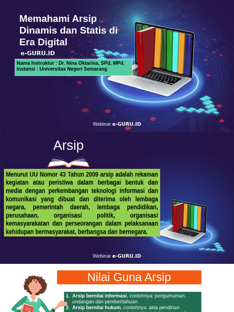 Memahami Arsip Dinamis Dan Statis Di Era Digital | PDF