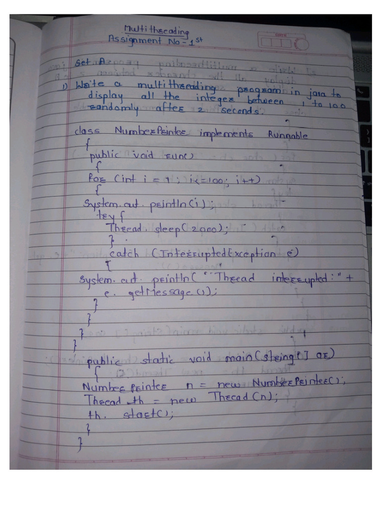 Java (Practical Assignment 1st &2nd) | PDF