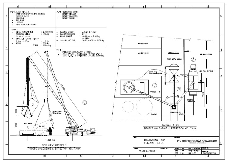 Lifting HCL Tank Loading-Model-1 | PDF | Computers