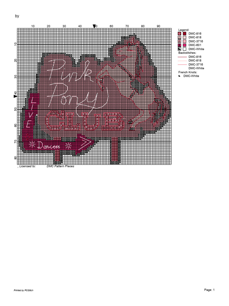 Pink Pony Club Coloring Guide | PDF