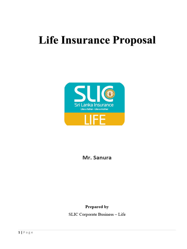 Insurance SLIC | PDF