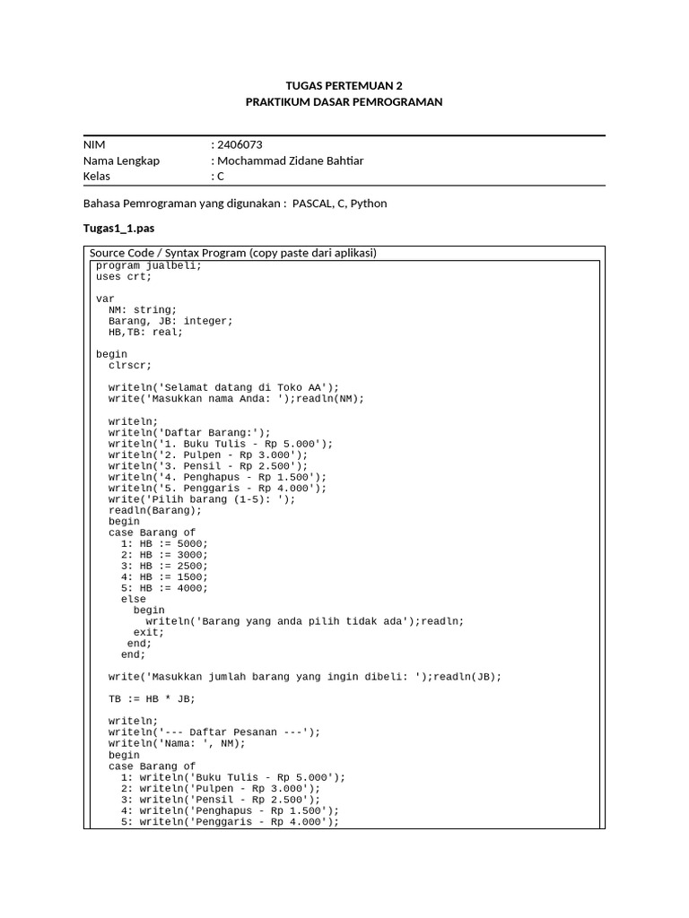 1729318256format Pengumpulan Tugas 1 | PDF