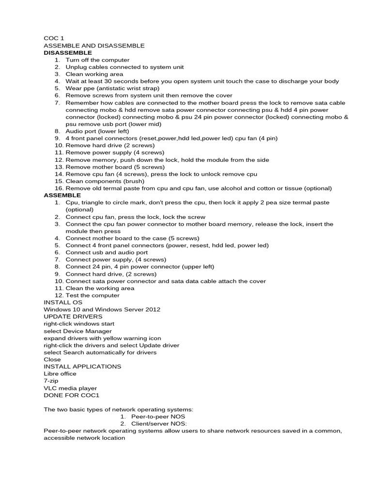 COC 2 - COC 4 | PDF | Group Policy | Ip Address