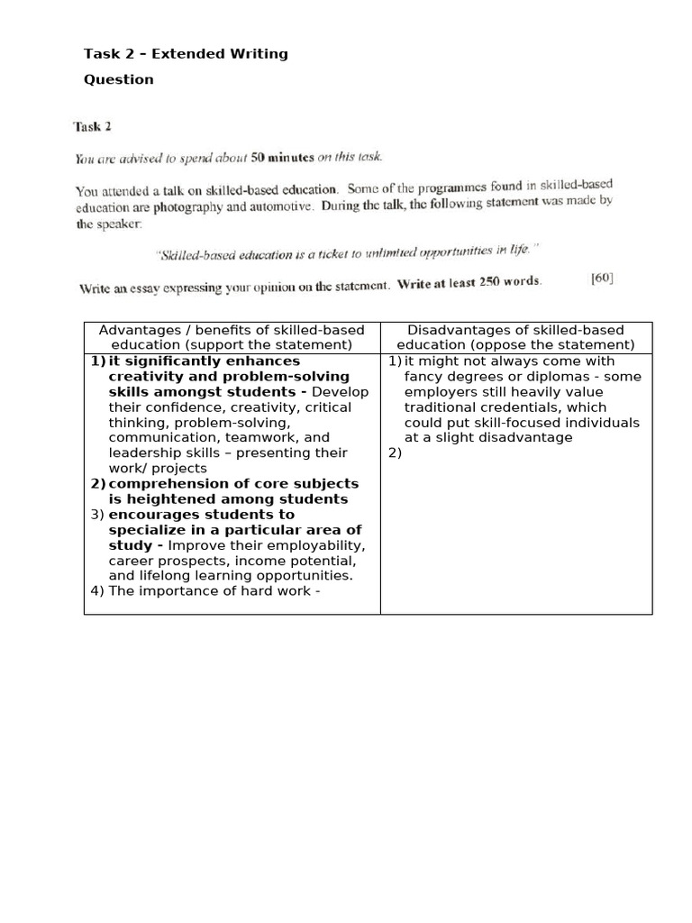 EXE3 - TASK 2 - DISCURSIVE - Outline | PDF | Learning | Creativity