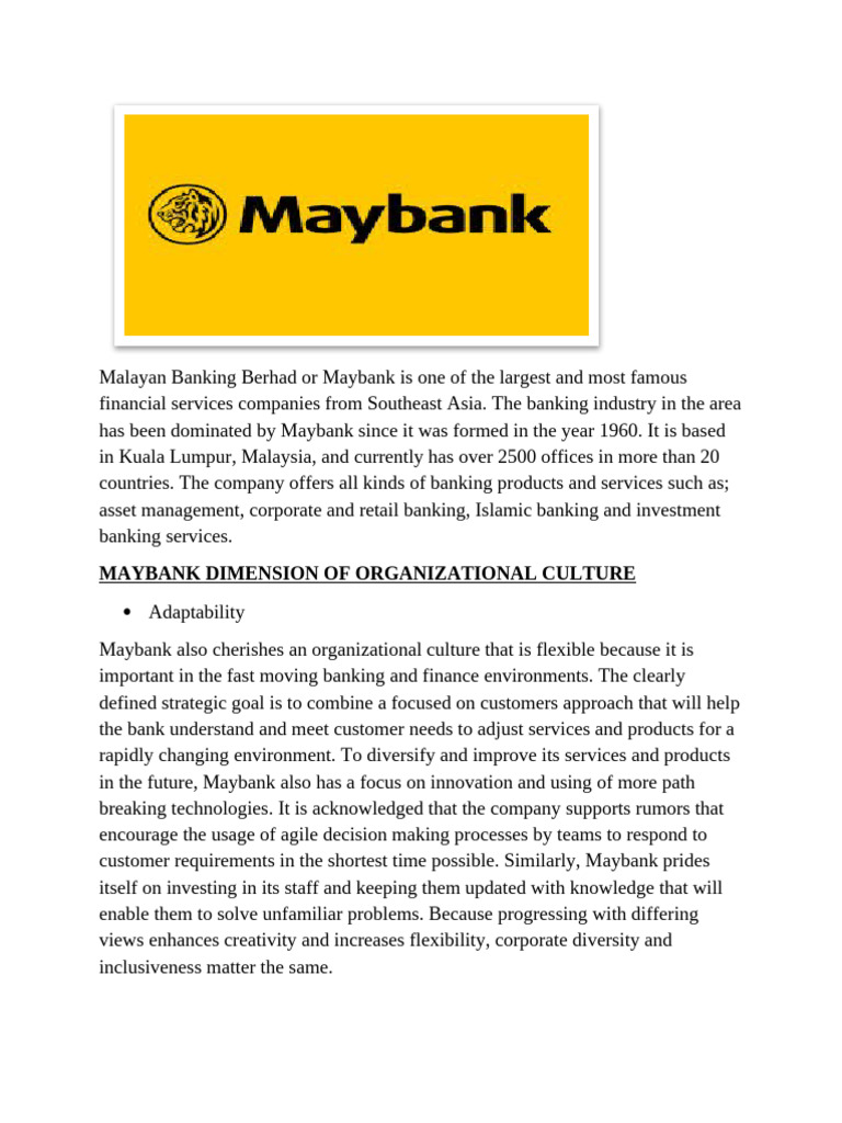 Maybank N Cimb Management | PDF | Organizational Culture | Employment