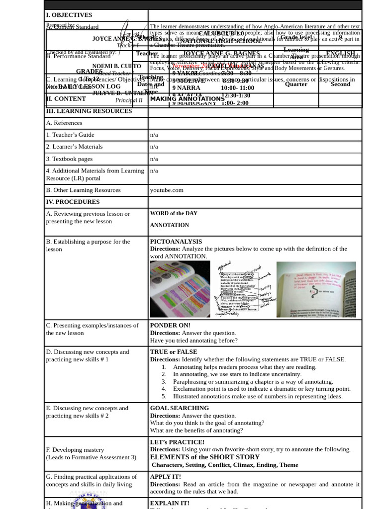Quarter 2 Week 3 | PDF | O. Henry | Learning