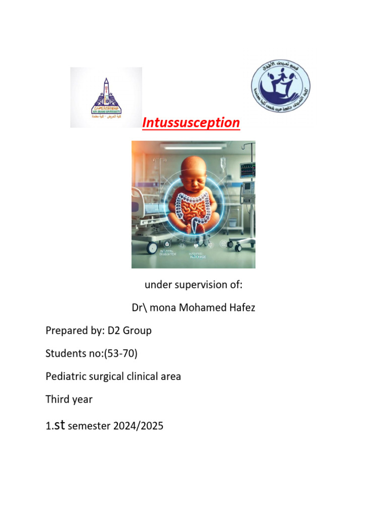 Intussusception Presentation.2025 | PDF | Surgery | Dehydration