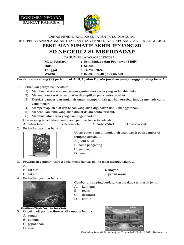 Soal Psaj SBDP | PDF