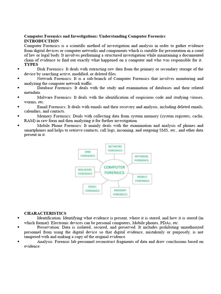 CSF-UNIT 4 | PDF | Computer Forensics | Computer File