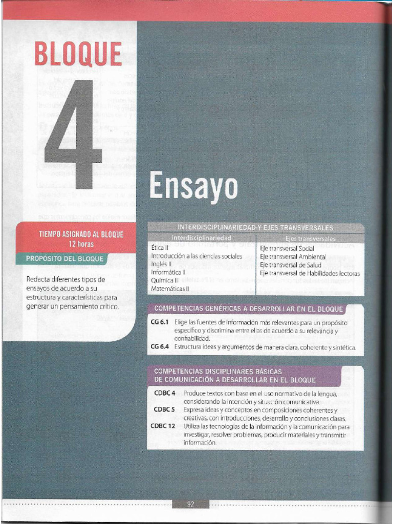 TLyR 2 Bloque 4 | PDF