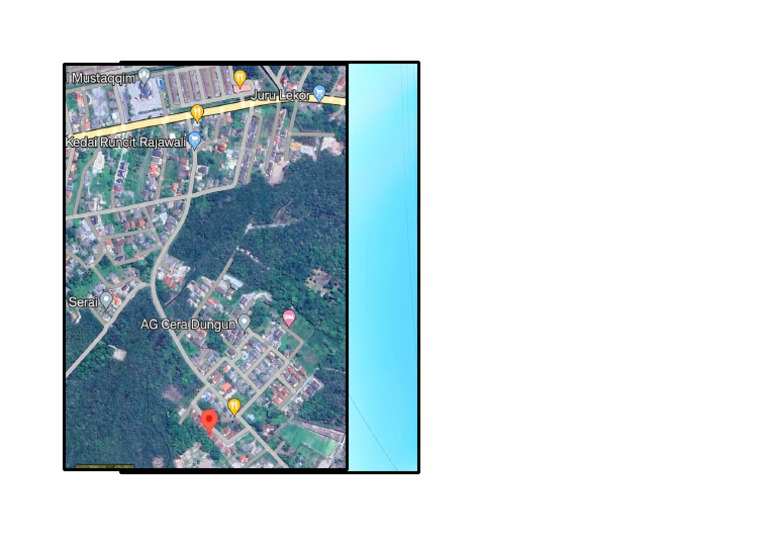 Google Map-Rumah Rajawali | PDF