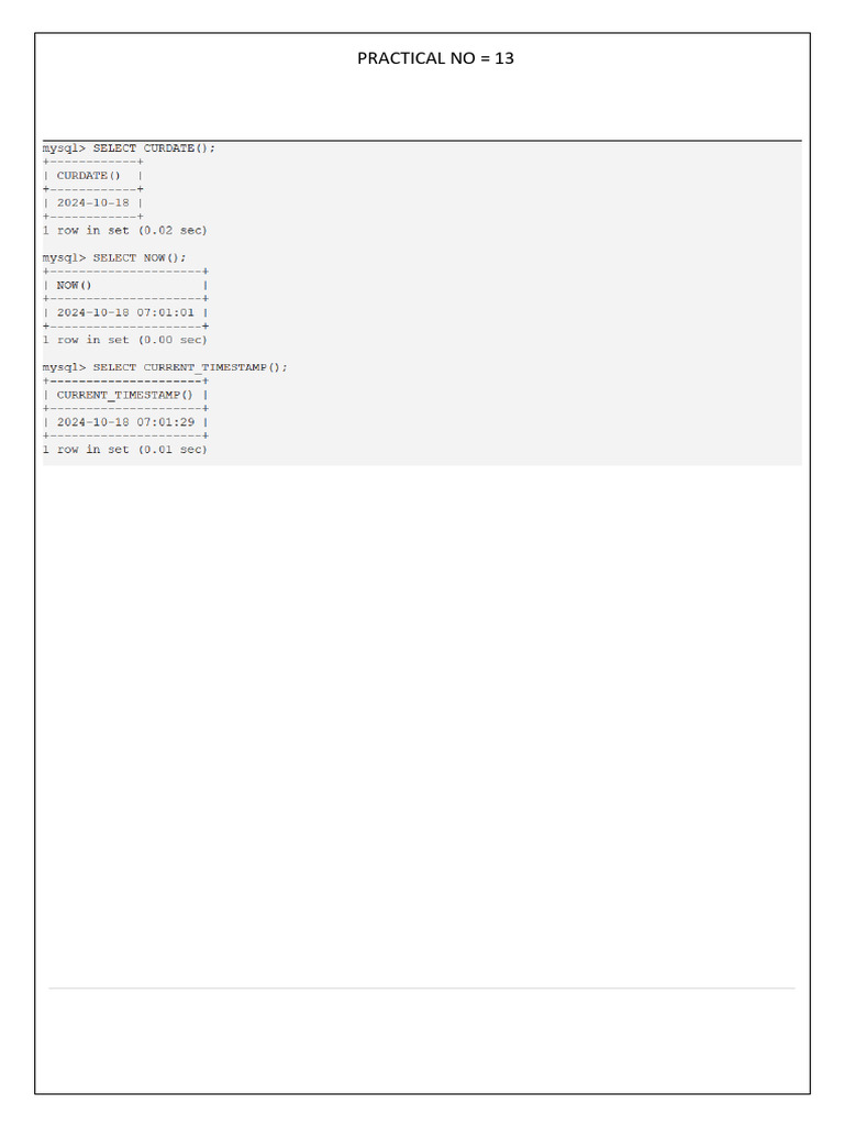 DMS Practical-13 Final | PDF