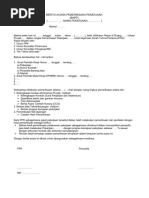 Contoh Form BAPP | PDF