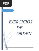 Ejercicios de Orden y Control | PDF | Pie | Mano