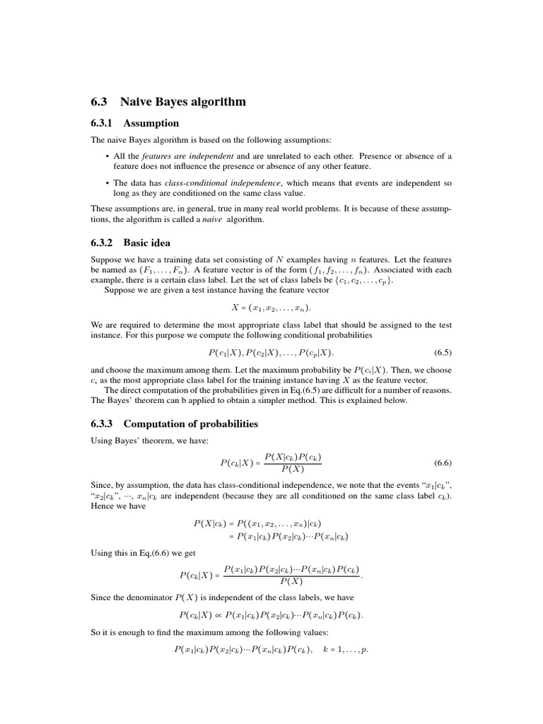 U4-Naive Bayes Algorithm | PDF | Quantile | Applied Mathematics