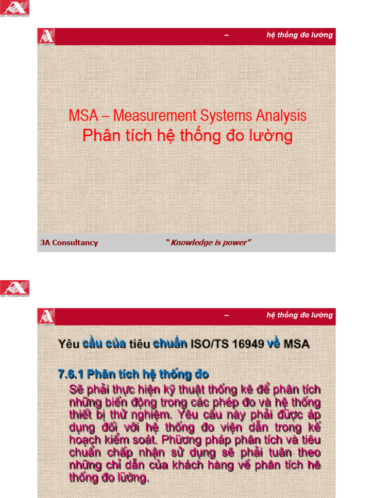 Training Material MSA | PDF