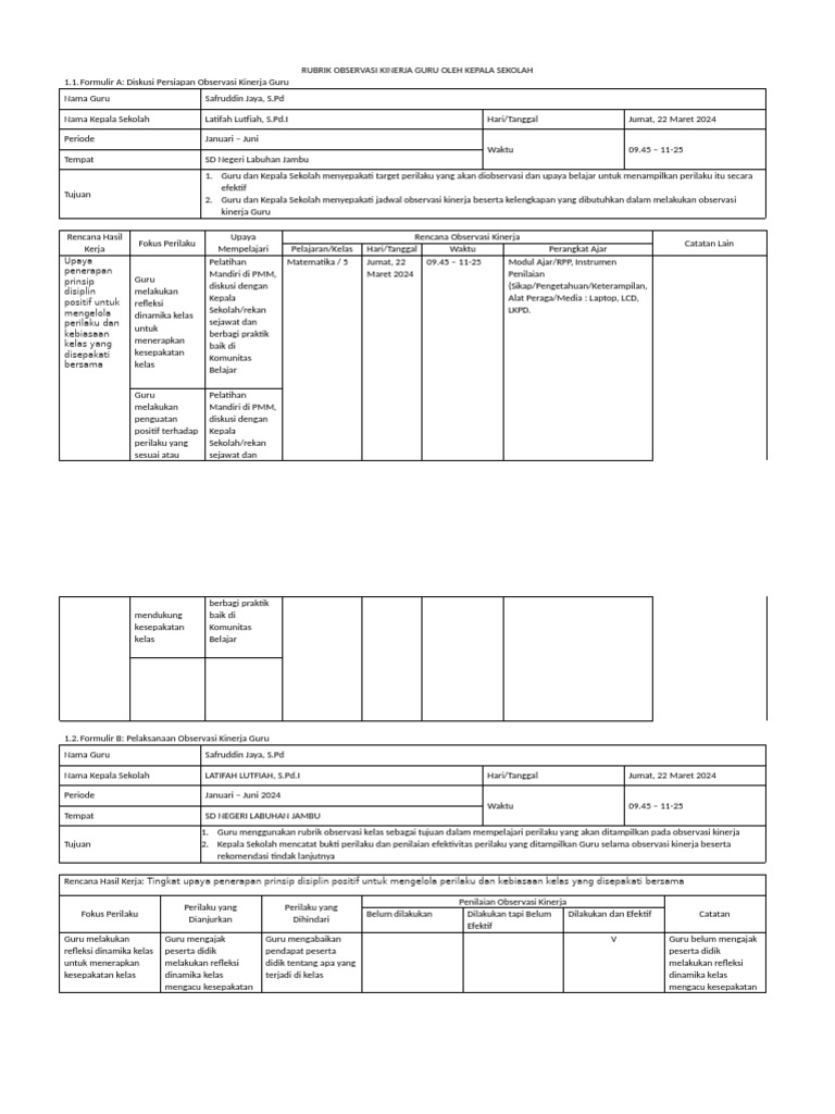 Rubrik Pak Jaya Jan - Juni 2024 | PDF