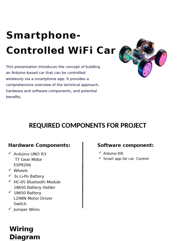 FINAL ppt | PDF | Arduino | Smartphone