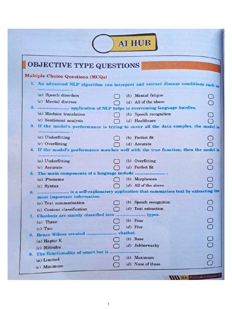 Class 10 AI CH 6 Natural Language Processing | PDF