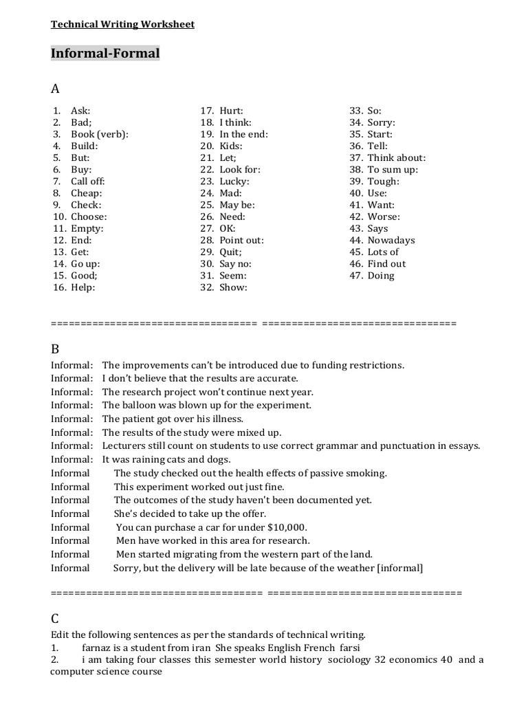 Technical Writing Improvement Guide | PDF | Fast Food | Wedding