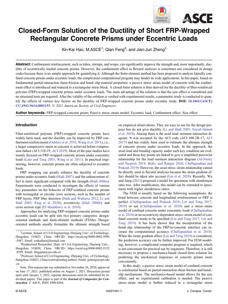 hao-et-al-2021-closed-form-solution-of-the-ductility-of-short-frp-wrapped-rectangular-concrete ...
