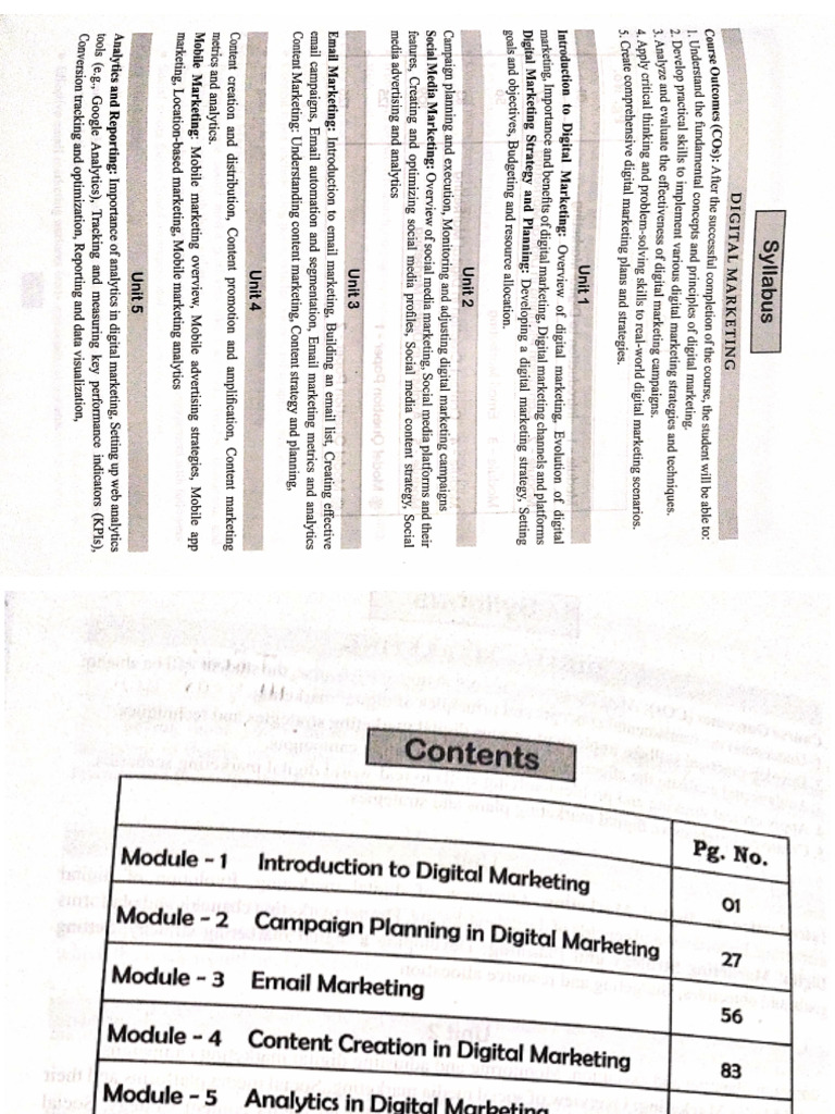 Unit 1 Introduction To Digital Marketing | PDF