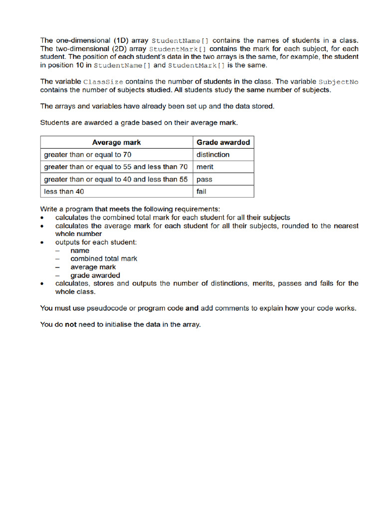 CL2 Paper 2 Worksheet On 15 Marks Question 3 | PDF