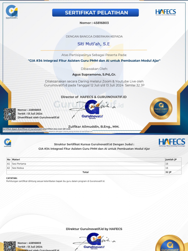 File Sertifikat Event - GIA #34 Integrasi Fitur Asisten Guru PMM Dan AI ...