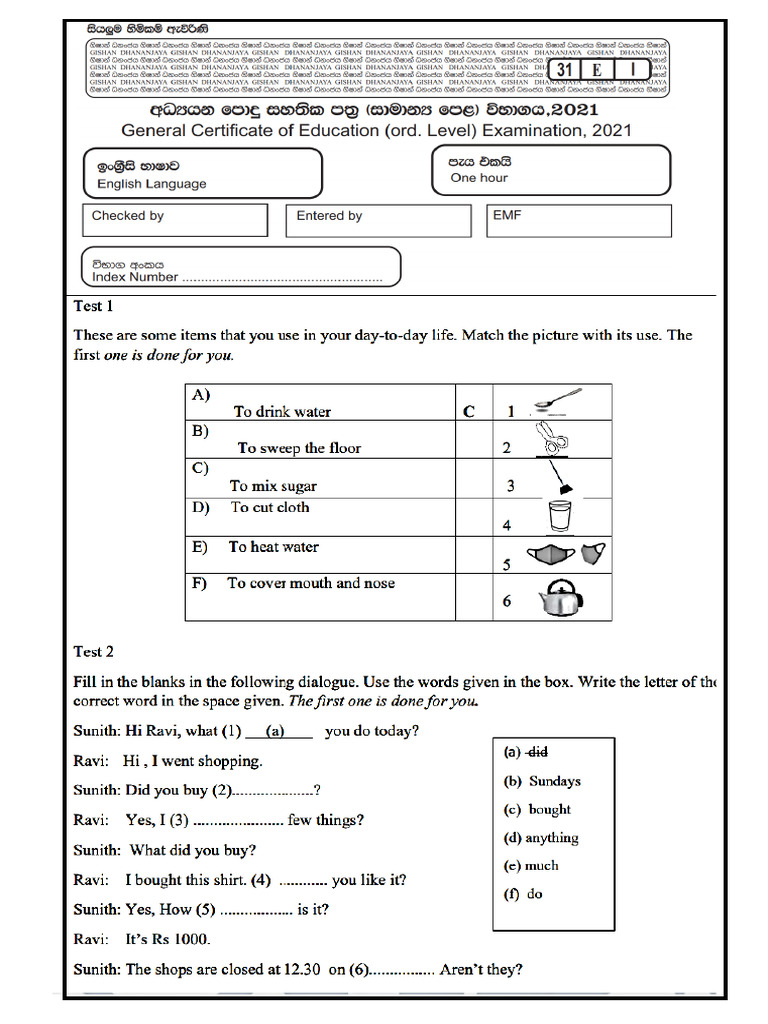 Online Examination | PDF