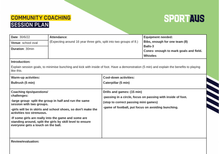 Session Plan | PDF
