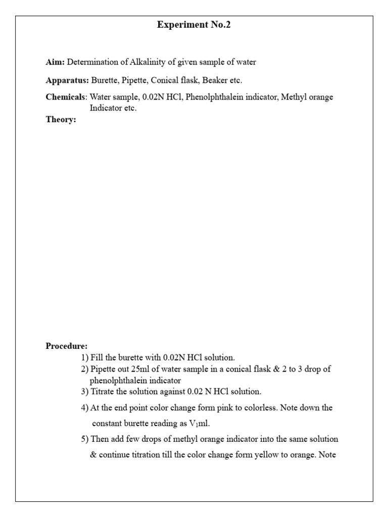 Experiment No 2 | PDF | Science & Mathematics