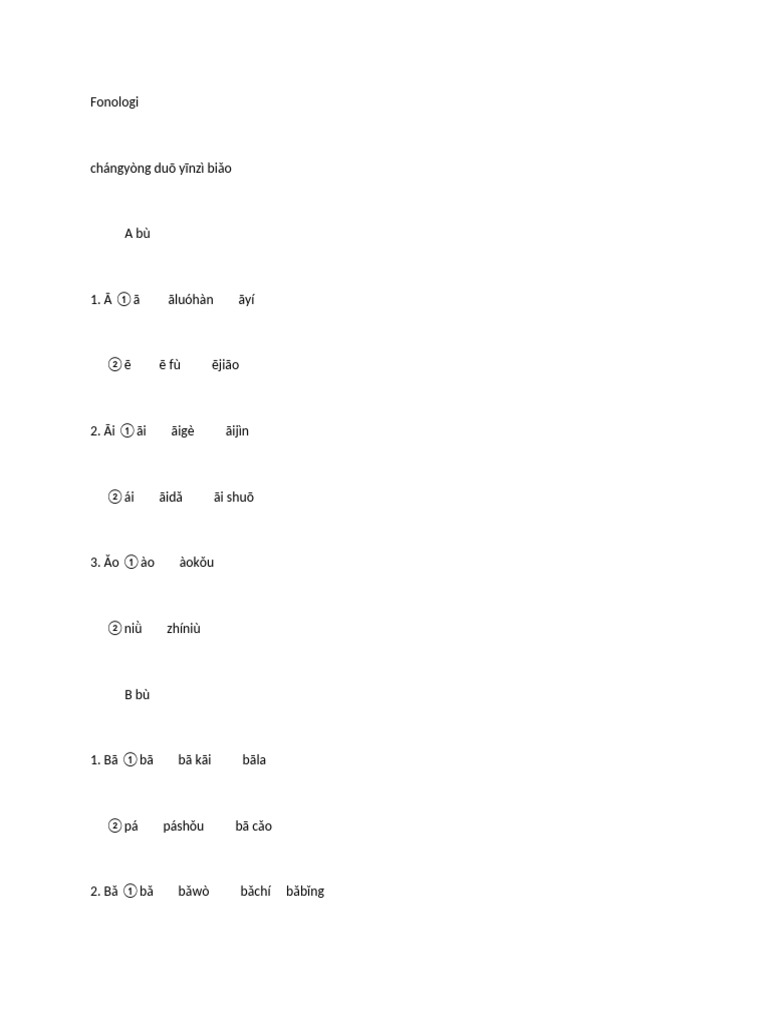 Fonologi 20 Mei | PDF
