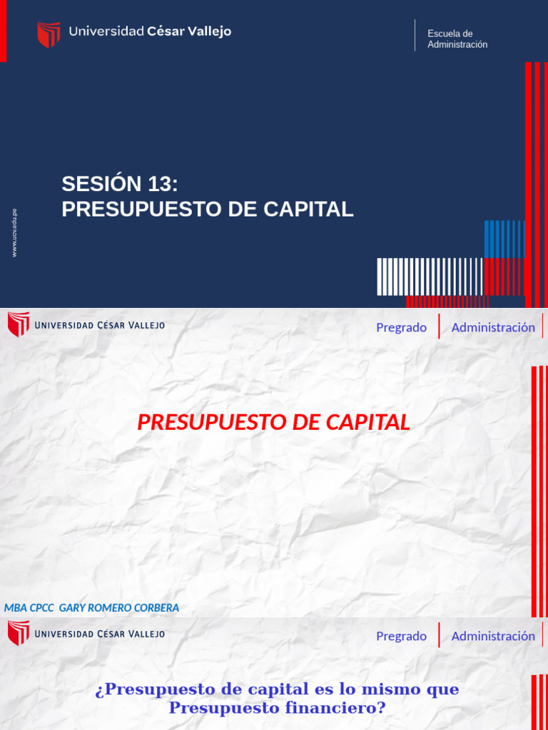 Presupuesto de Capital | PDF | Presupuesto | Capital (economía)