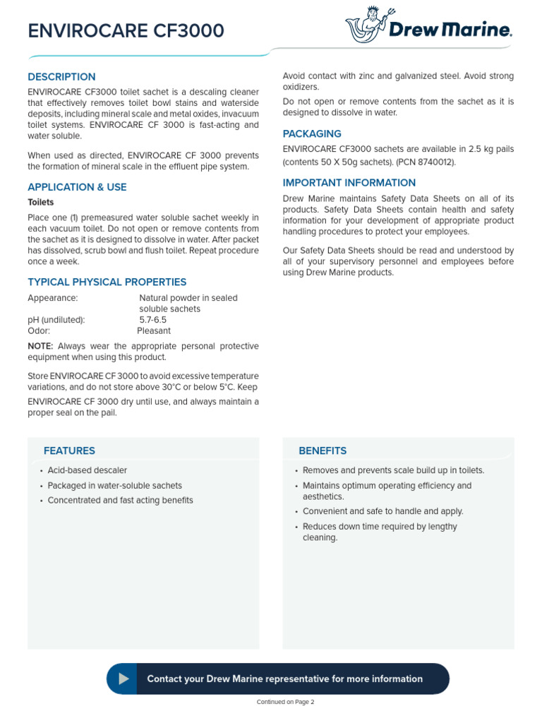 Envirocare CF3000 - PDS | PDF | Power Supply | Plasma (Physics)