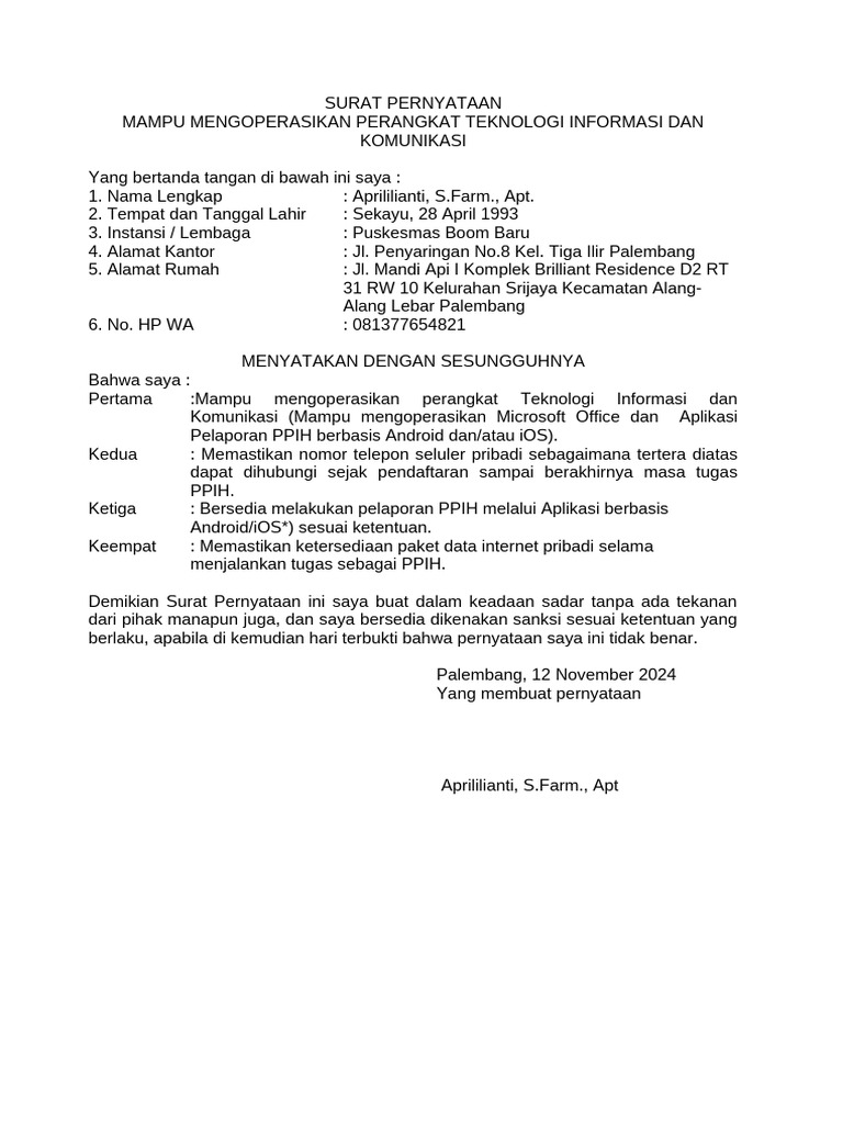 PErnyataan TIK | PDF | Politik | Ilmu Sosial