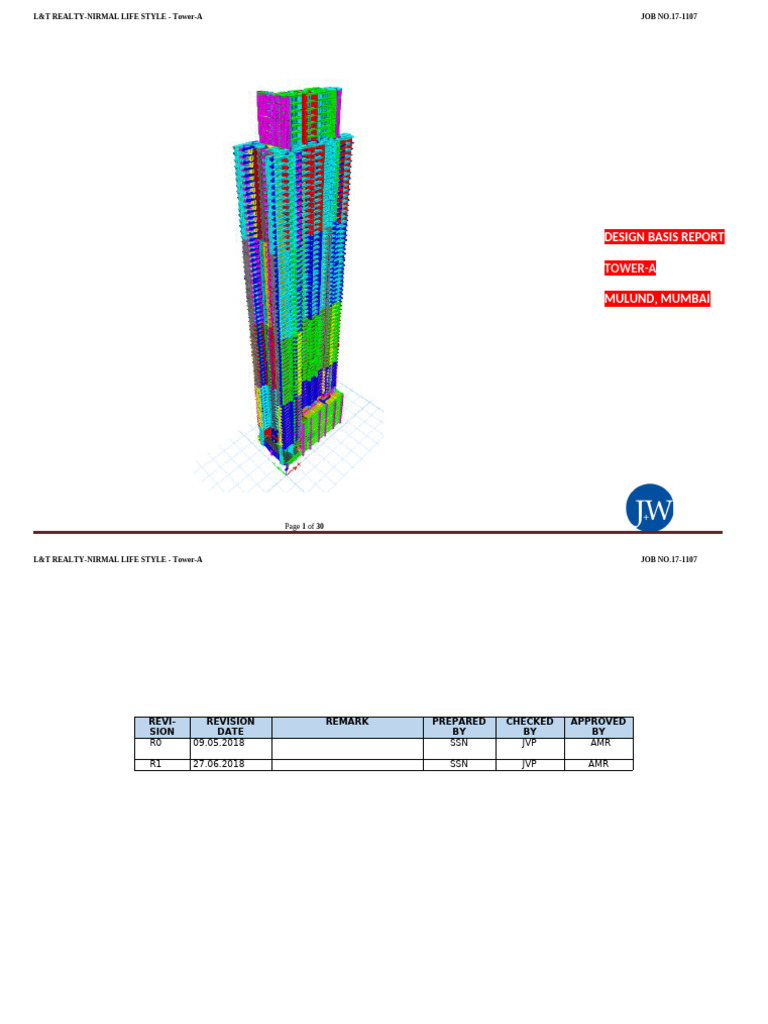 DBR - Tower A | PDF | Beam (Structure) | Concrete