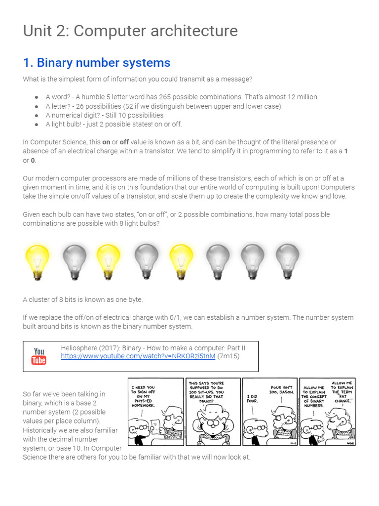 Unit 2 Computer Architecture | PDF | Computer Data Storage | Central Processing Unit