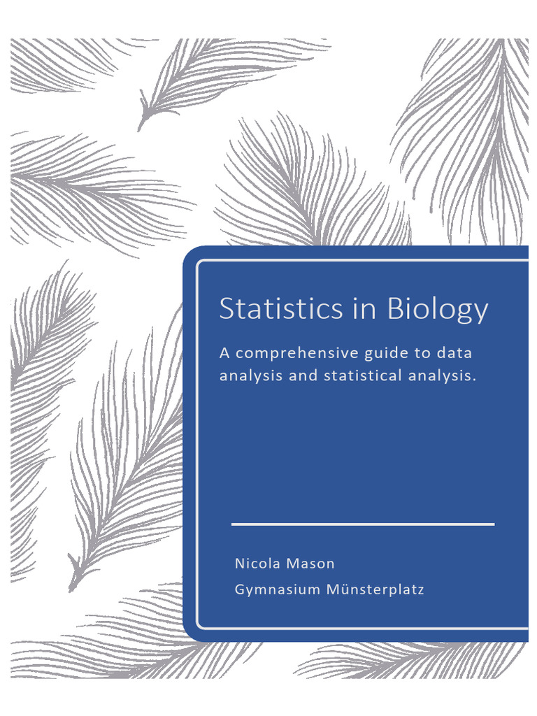 Statistics in Biology | PDF | Significant Figures | Statistics