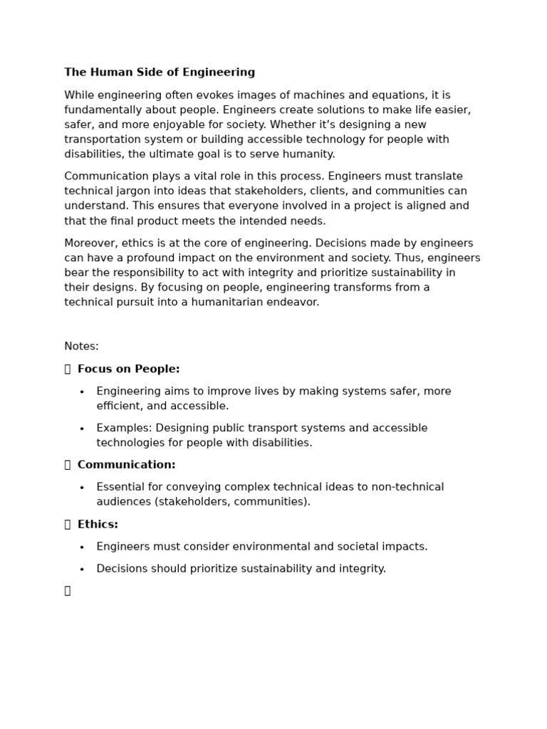 The Human Side of Engineering | PDF | Art
