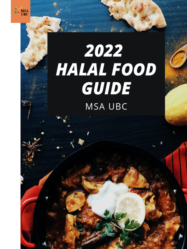 halal-food-guide-2022 | PDF | Restaurants | Cuisine