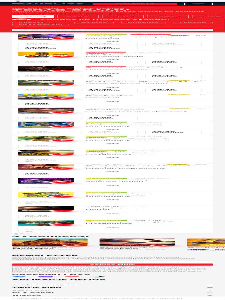 Repertuar Kino Kielce Helios Helios | PDF