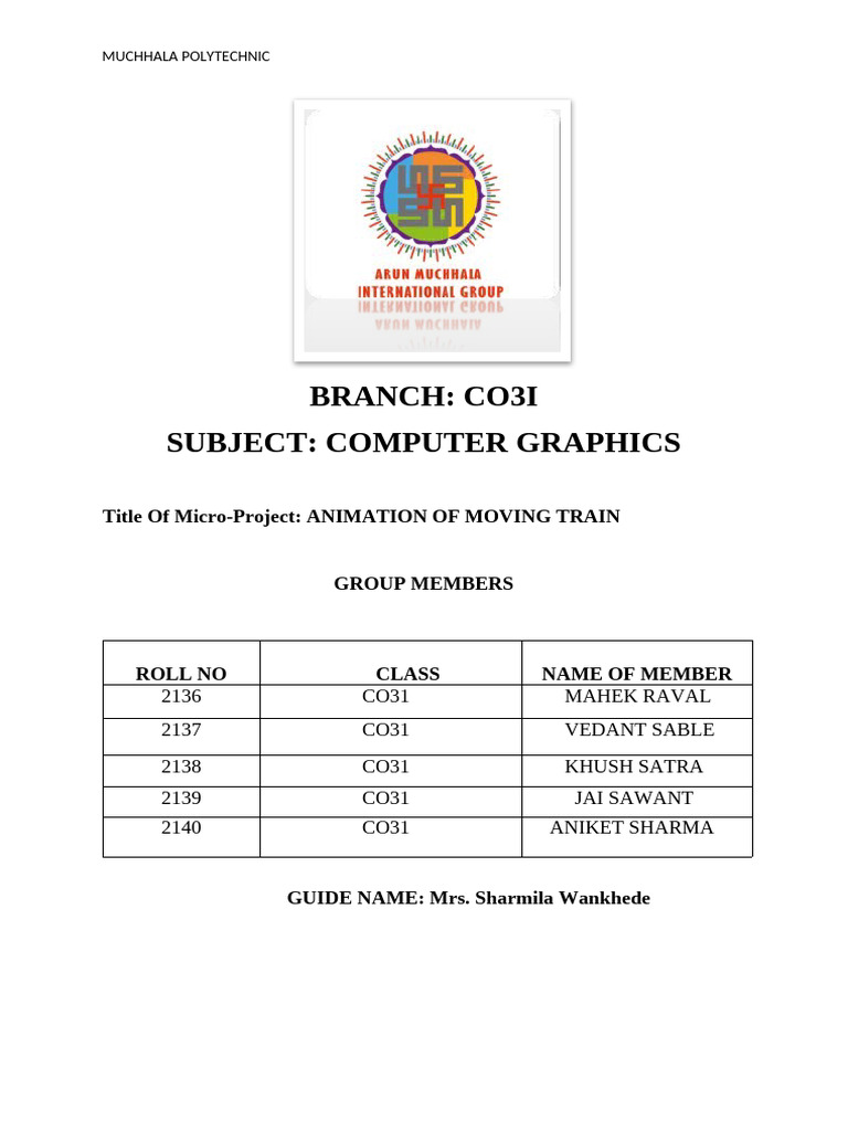 CGR Microproject Done 2 | PDF | Software Engineering | Computer Hardware