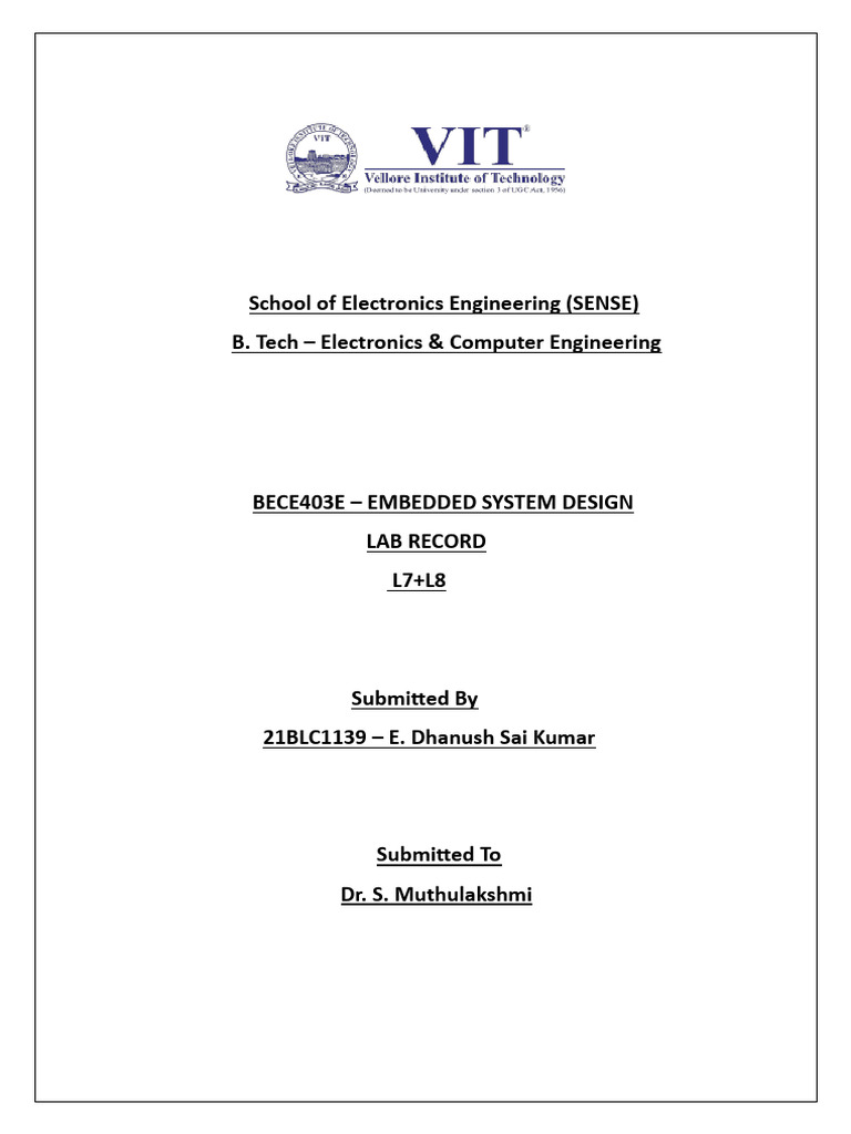 Lab 1 (ESD-1139) | PDF | Computer Hardware | Computer Engineering