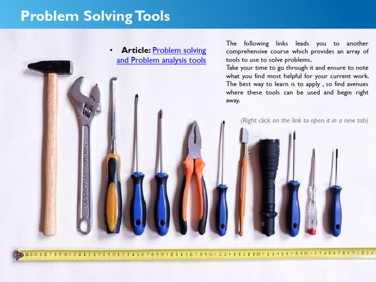 10 Analytical and Creative - Problem Solving Tools | PDF