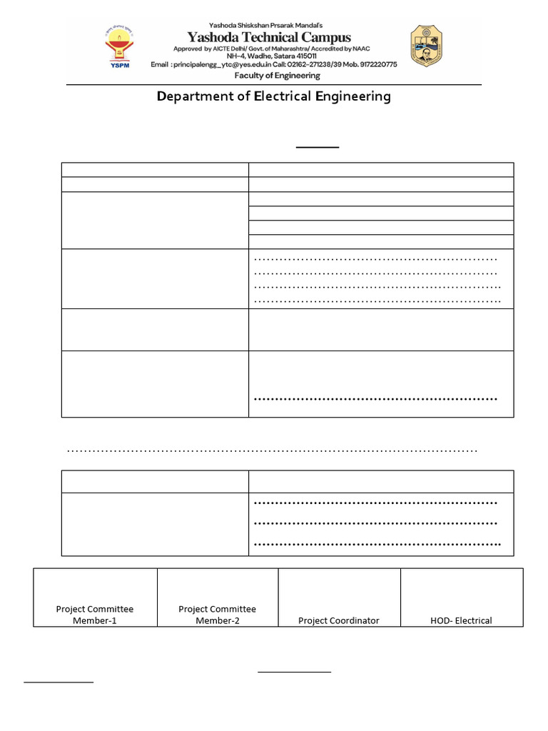 Project Title Approval Sheet | PDF