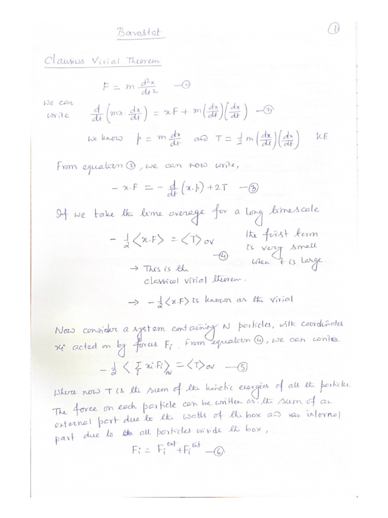Barostat Notes | PDF
