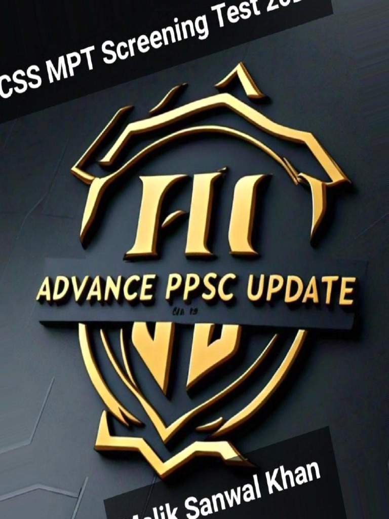 Batch 1 MPT Screening Test 2024 (CSS-2025) | PDF Batch 1 MPT Screening Test 2024 (CSS-2025) | PDF