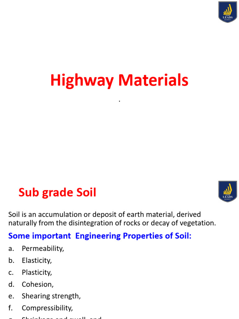8 PAVEMENT MATERIAL. Lec. 2 | PDF | Physical Sciences | Materials