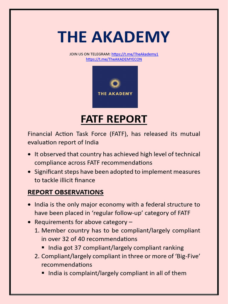 FATF | PDF | Terrorism Financing | Money Laundering